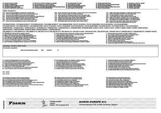 EHVH-CB / ERHQ-BW1 | Daikin
